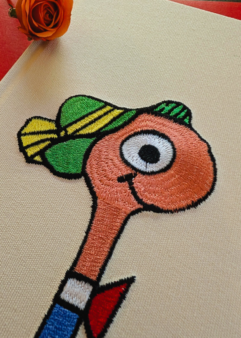 Richard Scarry Lowly Worm Embroidered Journal Notebook by Three Potato ...