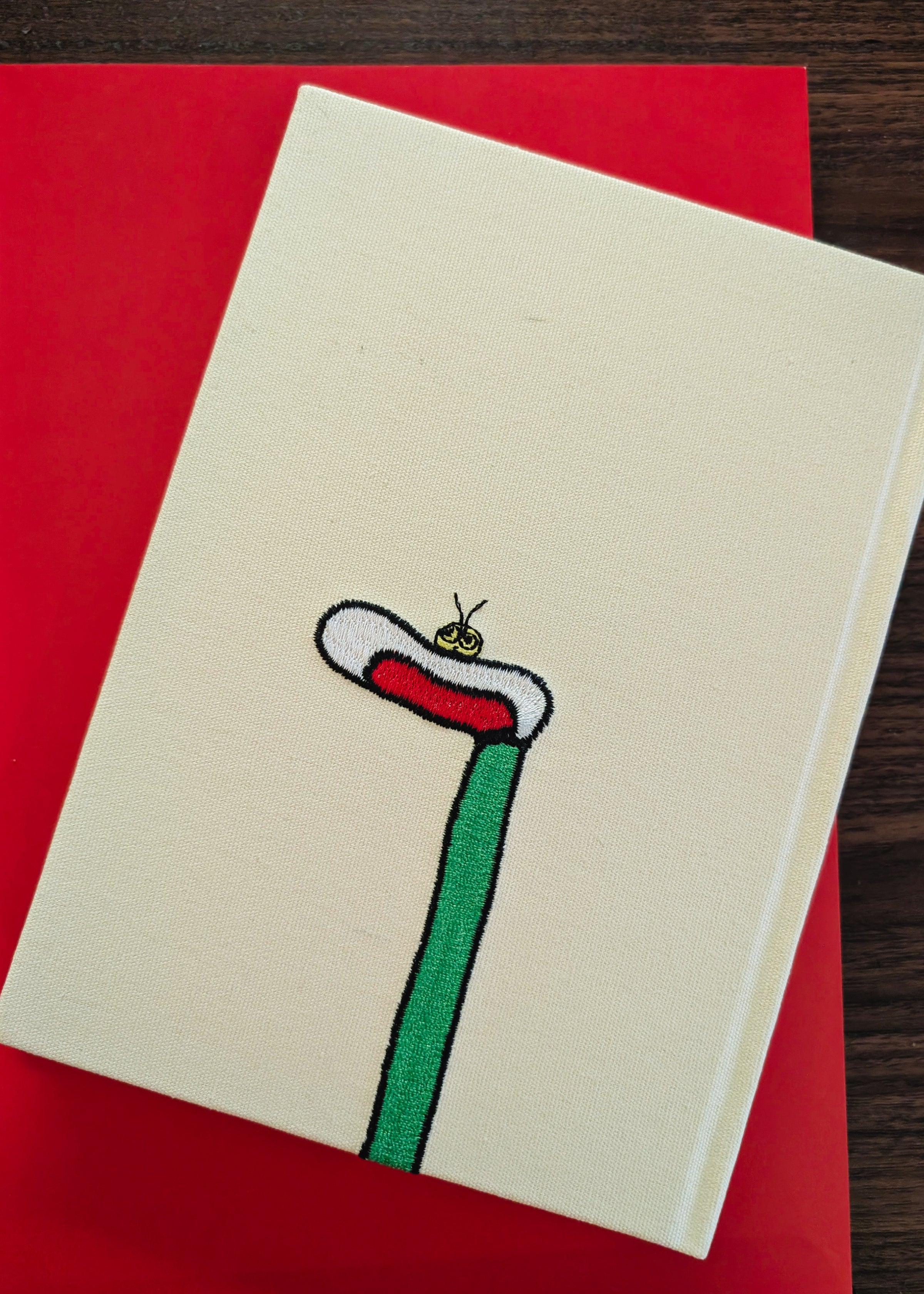 Richard Scarry Lowly Worm Embroidered Journal Notebook by Three Potato ...