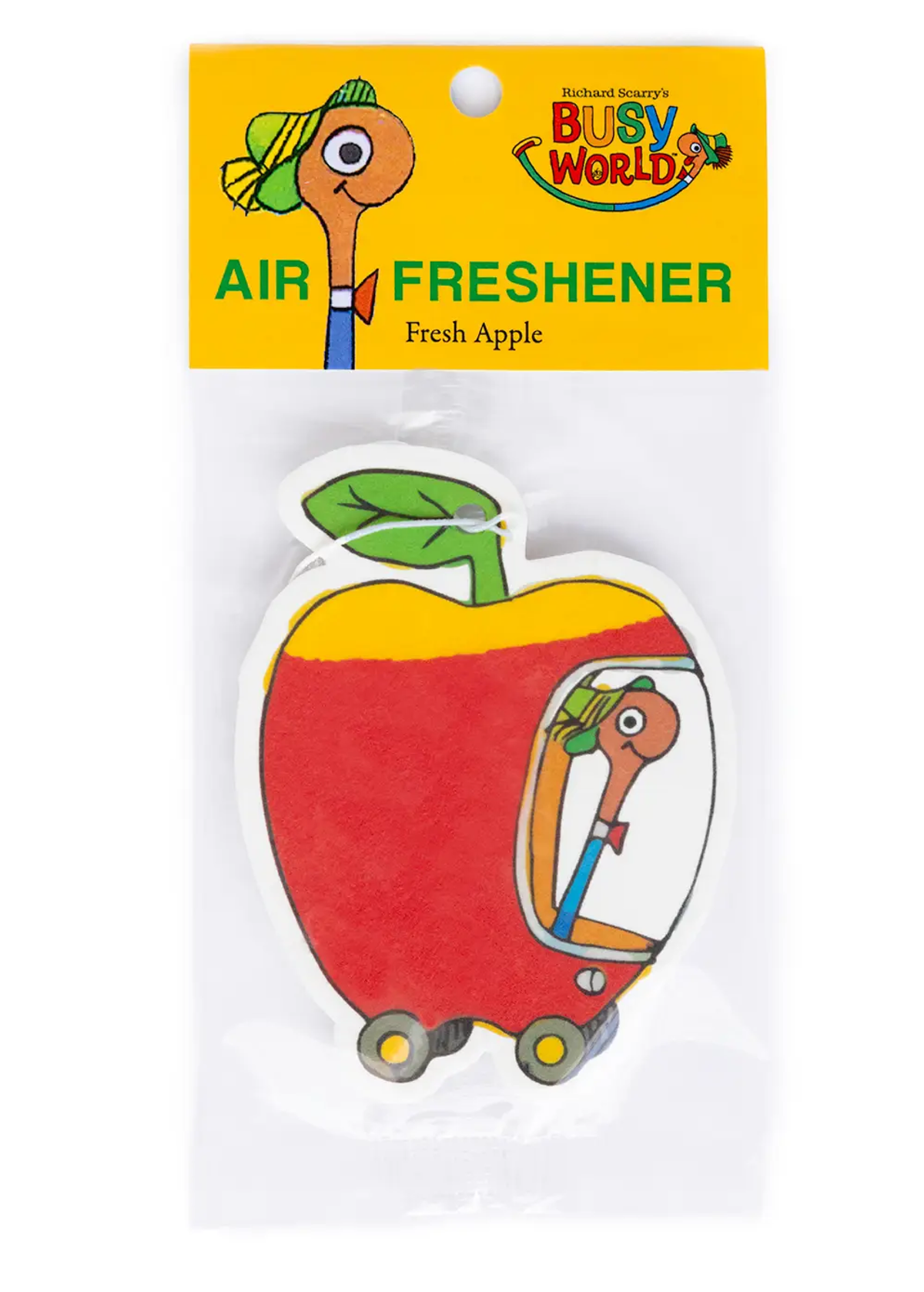 Richard Scarry Lowly Worm Apple Car Air Freshener by Three Potato Four ...