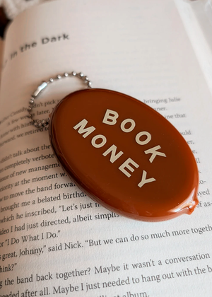 Book Money Coin Pouch Keychain by Three Potato Four – Black Salt