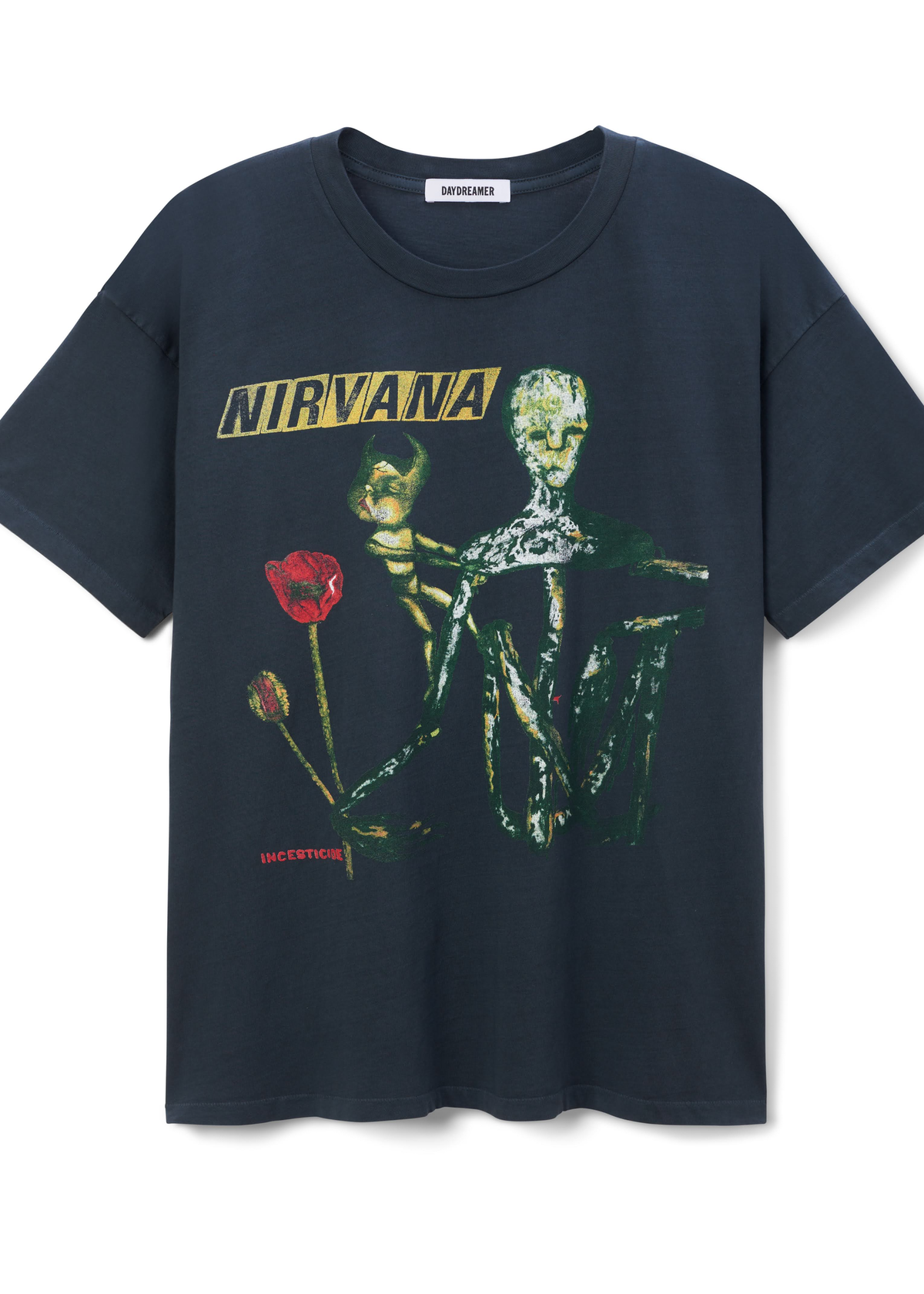 Nirvana Incesticide Black Oversized Merch Tee by Daydreamer Nirvana Incesticide Black Oversized Merch Tee by Daydreamer