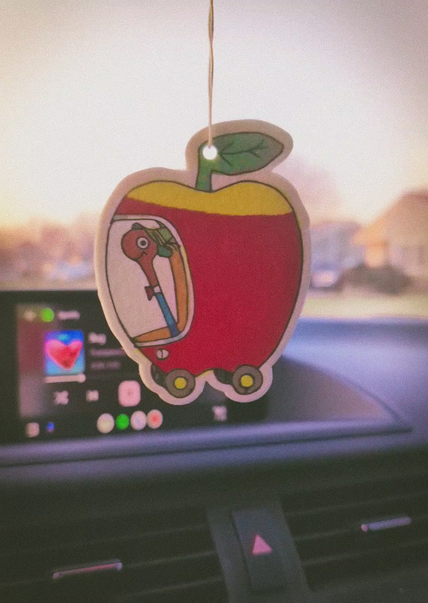 Richard Scarry Lowly Worm Apple Car Air Freshener by Three Potato Four ...